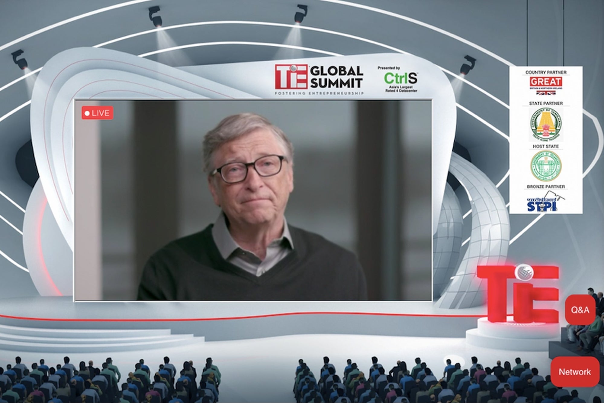 Bill Gates Receives TiE Lifetime Achievement First Generation ...