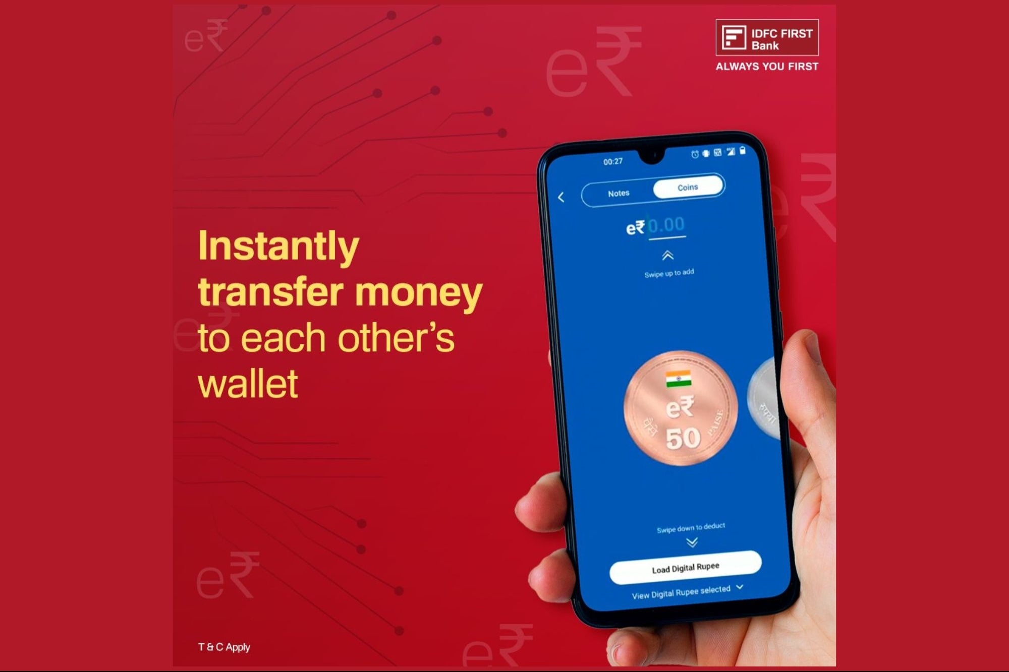 IDFC FIRST Bank And ToneTag Partner To Launch CBDC Payments