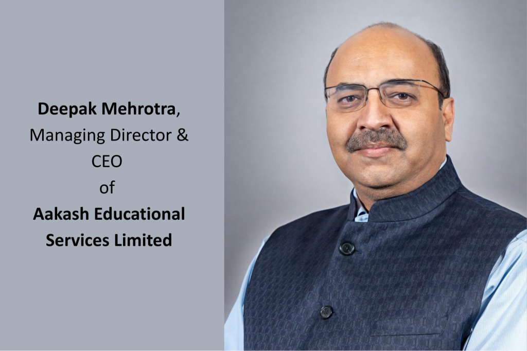 Deepak Mehrotra Stepping Down as CEO of Aakash Educational Services